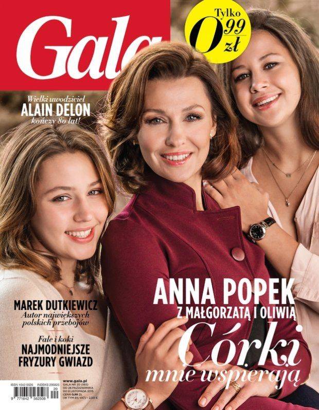 Anna Popek: córka. Zdjęcia